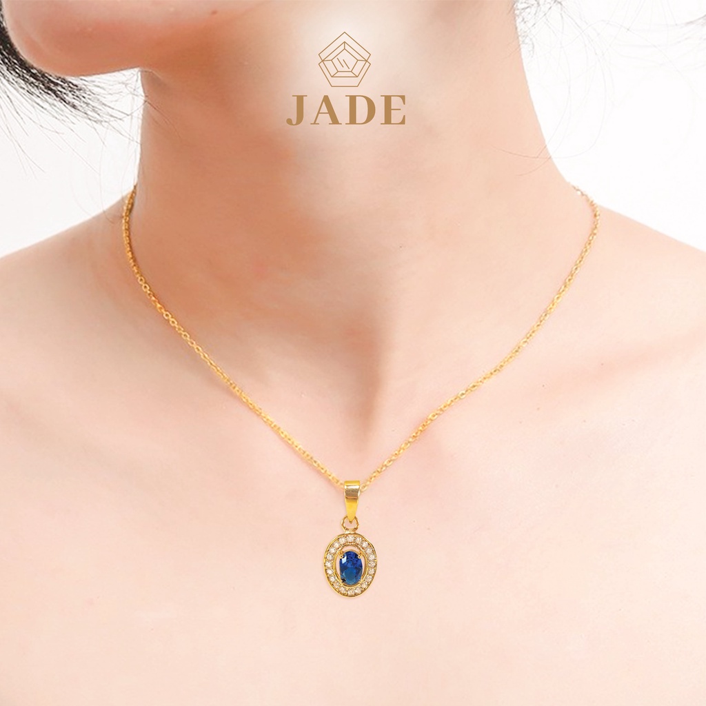 Jual JADE - Liontin Emas Asli Model Cantik Elegan Pesta Dengan Batu ...