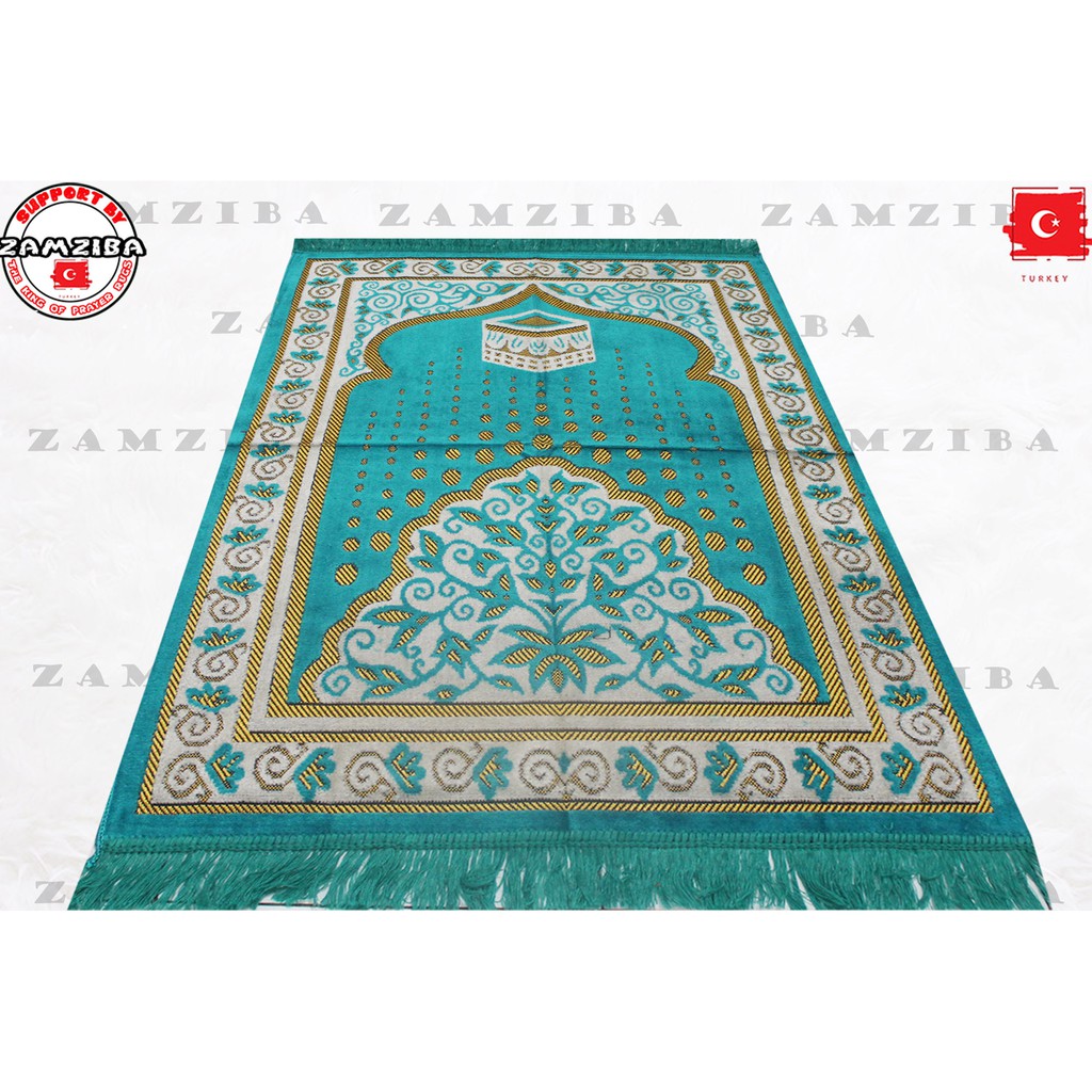 Jual Sajadah Turkey Turki Ukuran Dewasa 70x110 cm Bahan Beludru ...