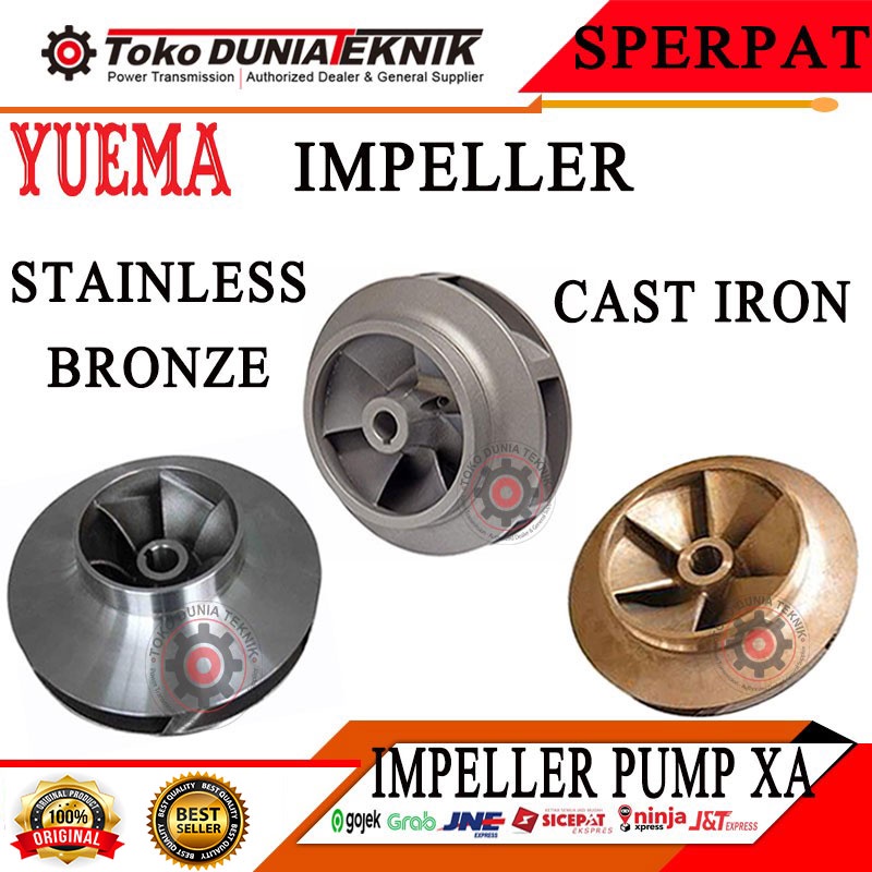 Jual IMPELLER XA - 40-26 SPREPART CAST IRON - YUEMA SPAREPART PUMP - XA ...