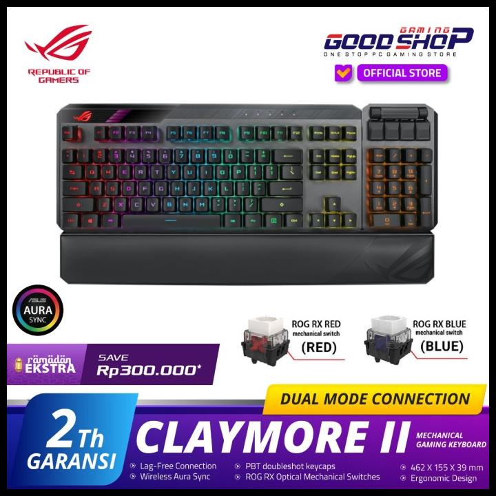 Jual Asus Rog Claymore Ii / Claymore 2 Wireless Optical - Gaming ...