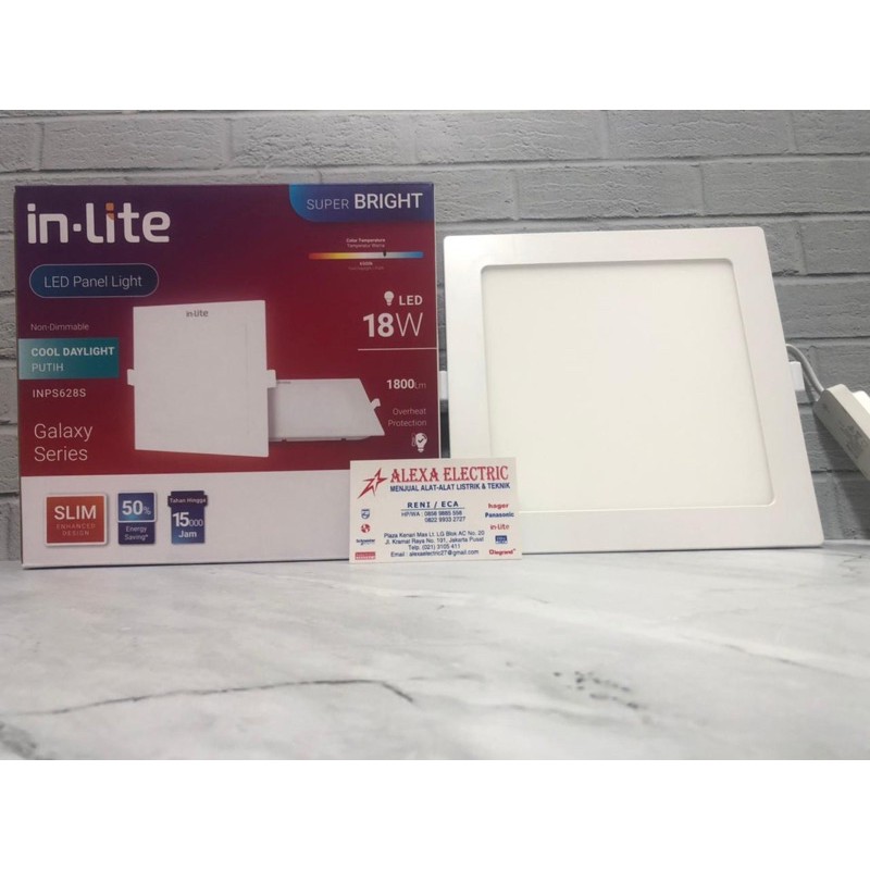 Jual LED panel 18w inbow downlight inbow kotak INPS628S tanam 18w 18 w ...