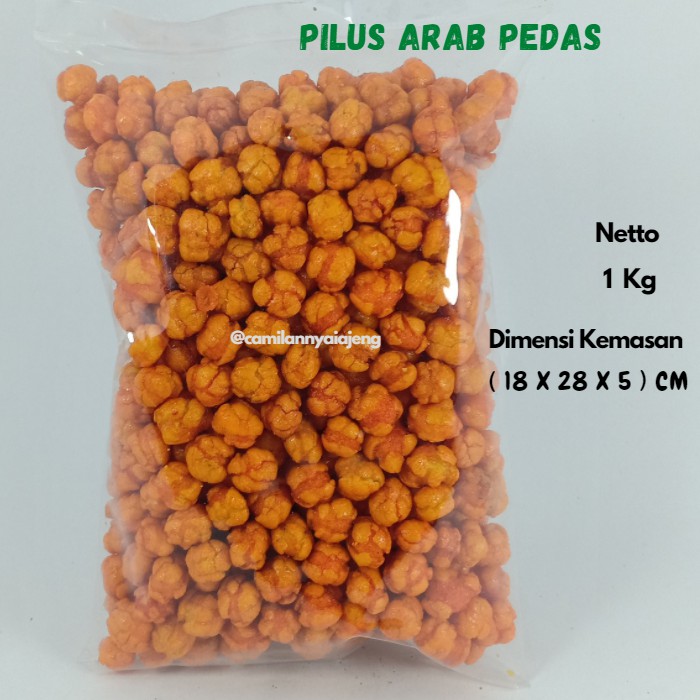 Jual Pilus Jagung Merah Arab Australia Pedas Manis Renyah Gurih 1 Kg ...
