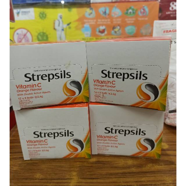 Jual Strepsil vit c isi 8 | Shopee Indonesia