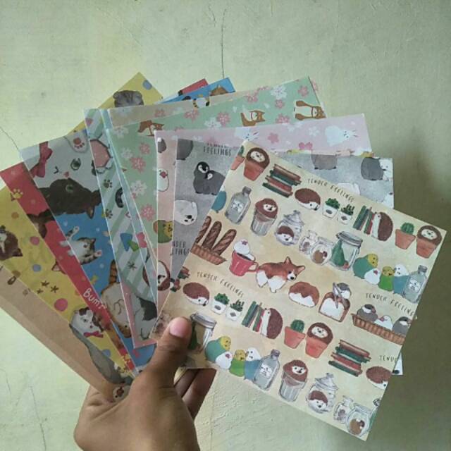 Jual Origami kertas scrapbook lucu unik motif | Shopee Indonesia
