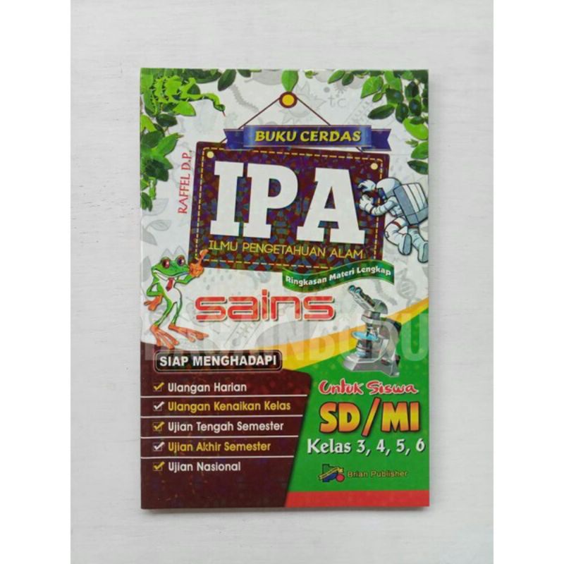 Jual BUKU CERDAS IPA SAINS SD KLS 3 4 5 6 | Shopee Indonesia