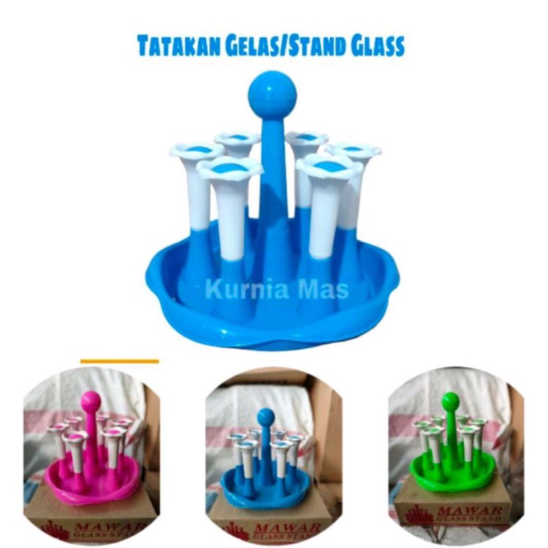 Jual Stand glass / tatakan gelas / tempat menyimpan gelas / tempat ...