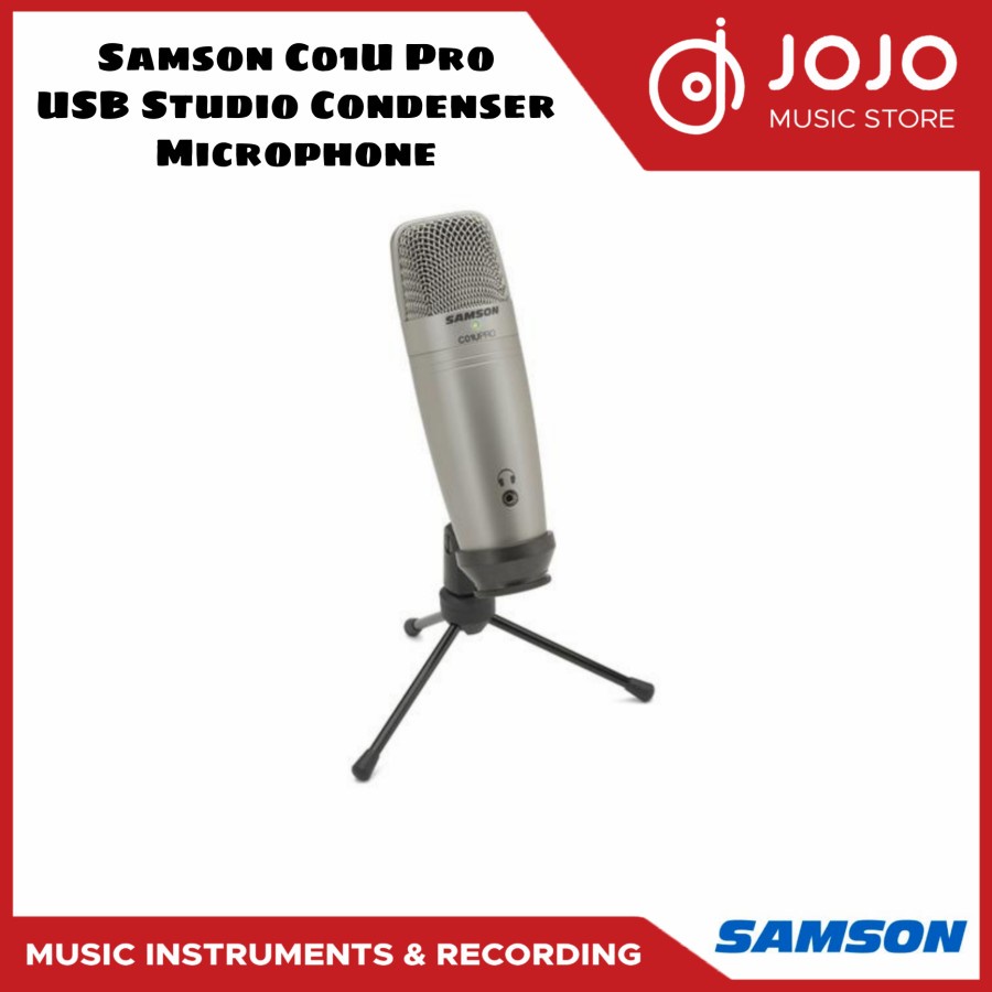 Jual Samson C01U Pro - USB Studio Condenser Microphone ( USB Mic ...