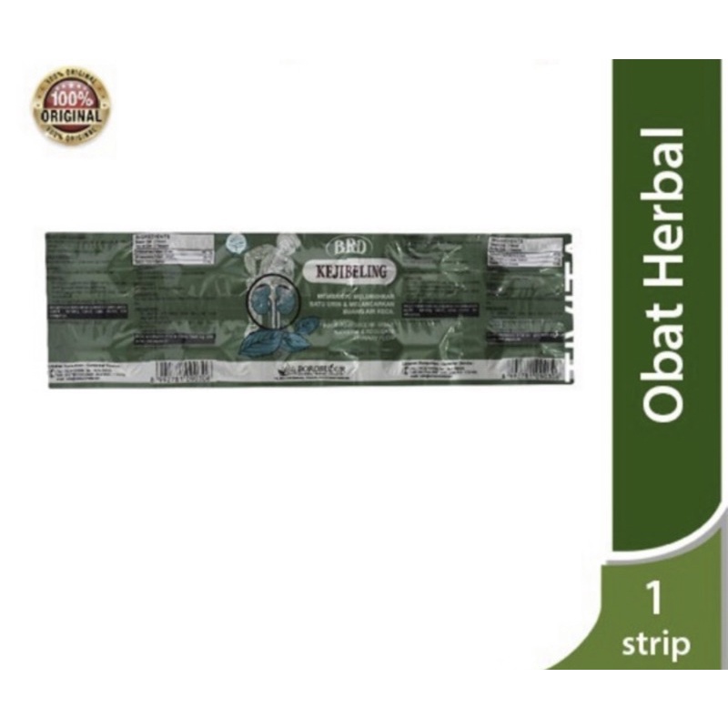 Jual Borobudur keji beling strip 10 tablet ( penghancur batu ginjal ...