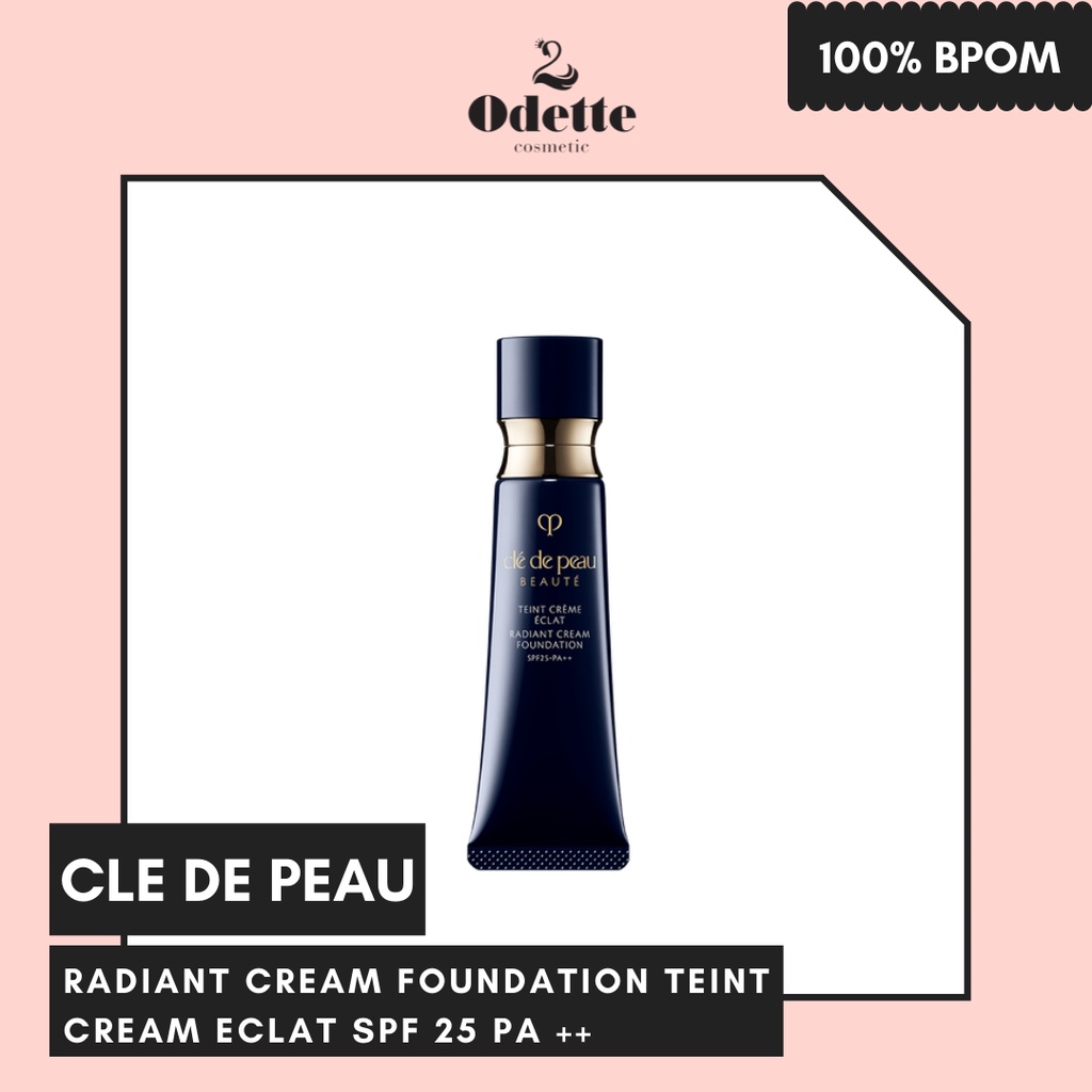 Jual ODETTE COSMETIC CLE DE PEAU RADIANT CREAM FOUNDATION SPF 25 PA++ ...