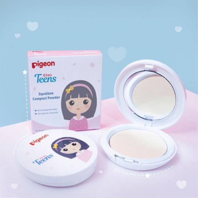 Jual PIGEON Teens Squalane Compact Powder BPOM ORIGINAL / Bedak Padat ...