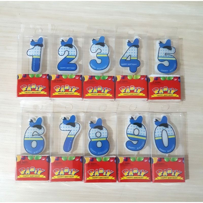 Jual Lilin angka donald / lilin angka ulang tahun / lilin angka ultah ...