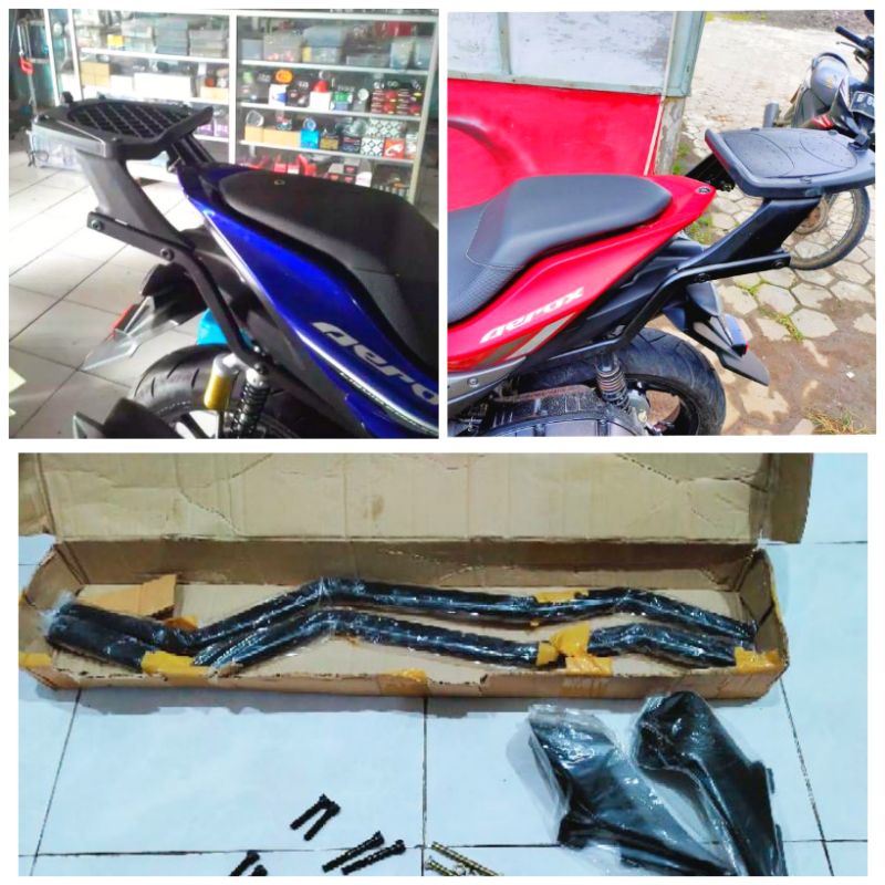 Jual Bracket box YAMAHA All New AEROX 155 breket top box HRWR Aerox ...