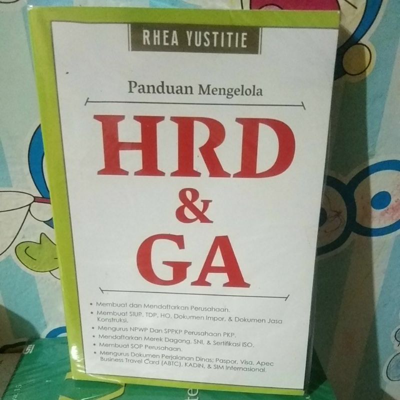Jual PANDUAN MENGELOLA HRD DAN GA BY.RHEA YUSTITIE | Shopee Indonesia