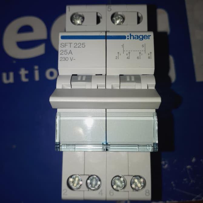 Jual COS/CHANGE OVER SWITCH/OHM SAKLAR HAGER 2P 25A TYPE SFT225 ...