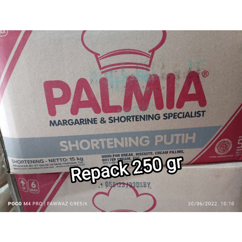 Jual Palmia Margarin Putih 250gr / Margarin Palmia Putih 250 gram ...