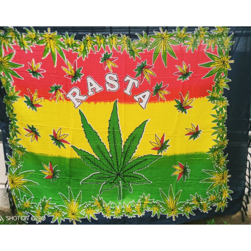 Jual KAIN BALI MOTIF REGGAE | KAIN PANTAI RASTAMANIA | KAIN BALI BOBMARLEY | Shopee Indonesia