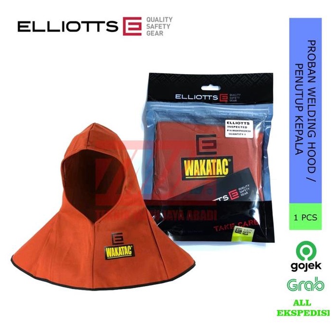 Jual ELLIOTTS WAKATAC Proban Welding Hood / Penutup Kepala Welding ...