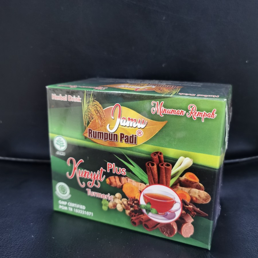 Jual rumpun padi Minuman herbal Kunyit / minuman rempah kunyit ...