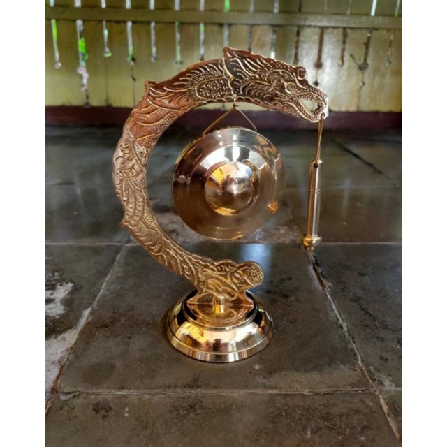 Jual Gong Naga Gong Cantuk Kuningan Ukuran Besar | Shopee Indonesia