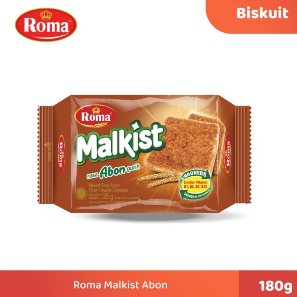 Jual Roma Malkist Abon Crackers @135 Gr | Shopee Indonesia