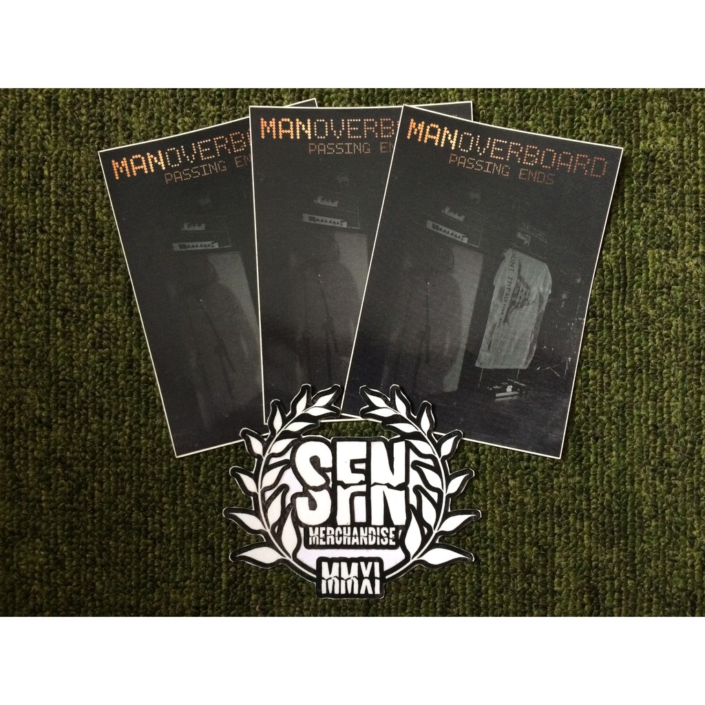 Jual Man Overboard - Passing Ends Sticker Pack | Shopee Indonesia