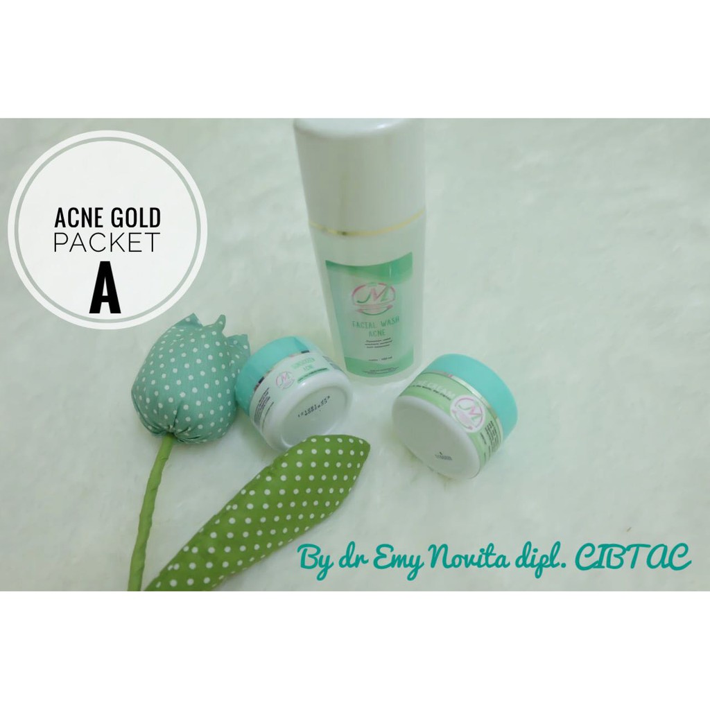 Jual Paket Acne Gold A by dr.Emy Novita - Untuk Kulit Berjerawat Kecil2 ...