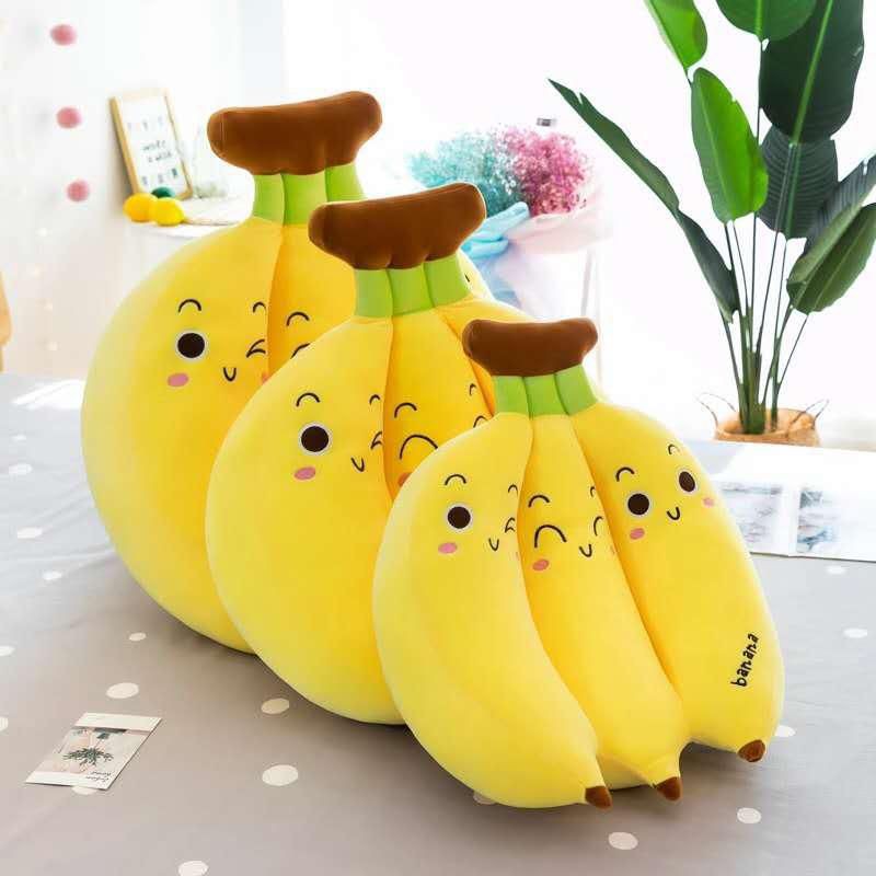 Jual BONEKA BANANA SISIR PISANG KUNING PLUSH TOYS 36cm dan 50cm ...