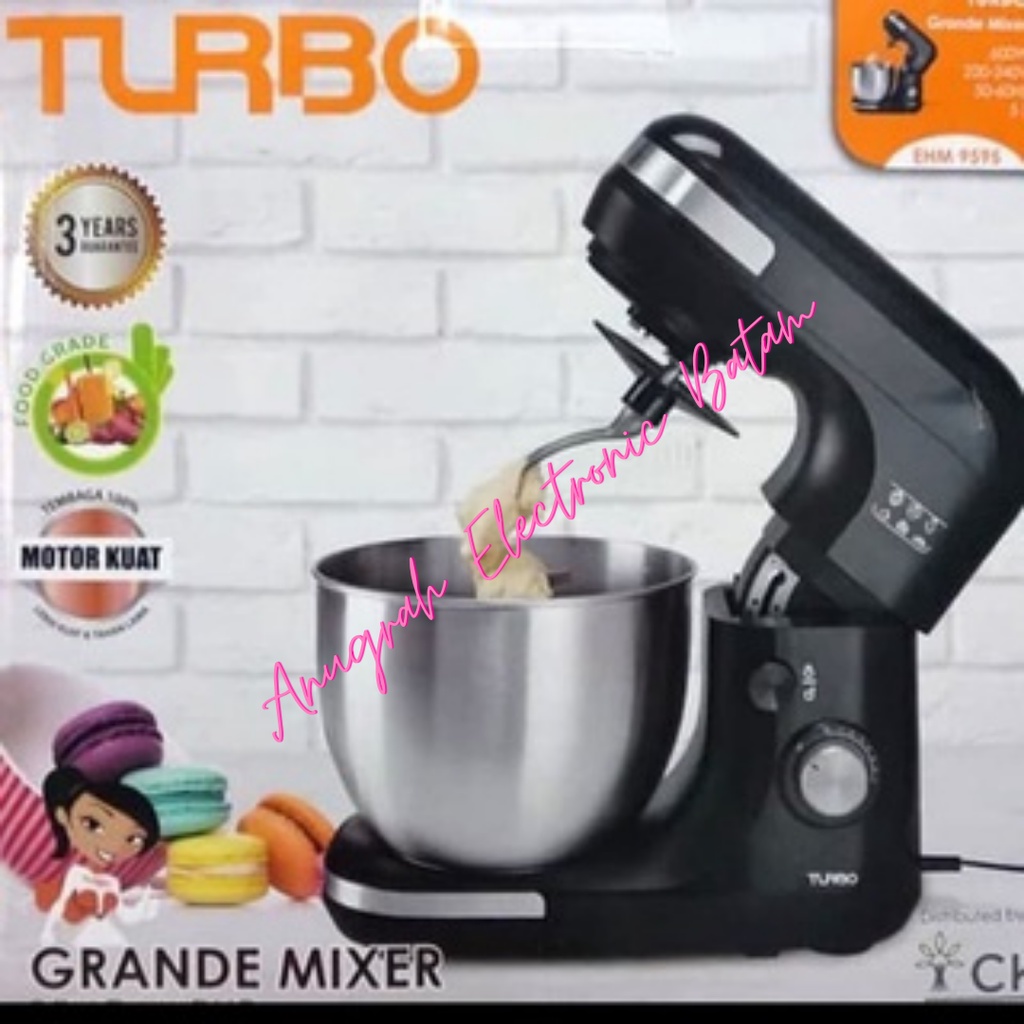 Jual TURBO Mixer Grande EHM 9595 / Stand Mixer Roti / Mixer Besar - 5 ...