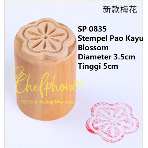 Jual Stempel Bakpao Bak Pao Bakpau Bakpia Kue Tausapia Kayu 3.5cm ...