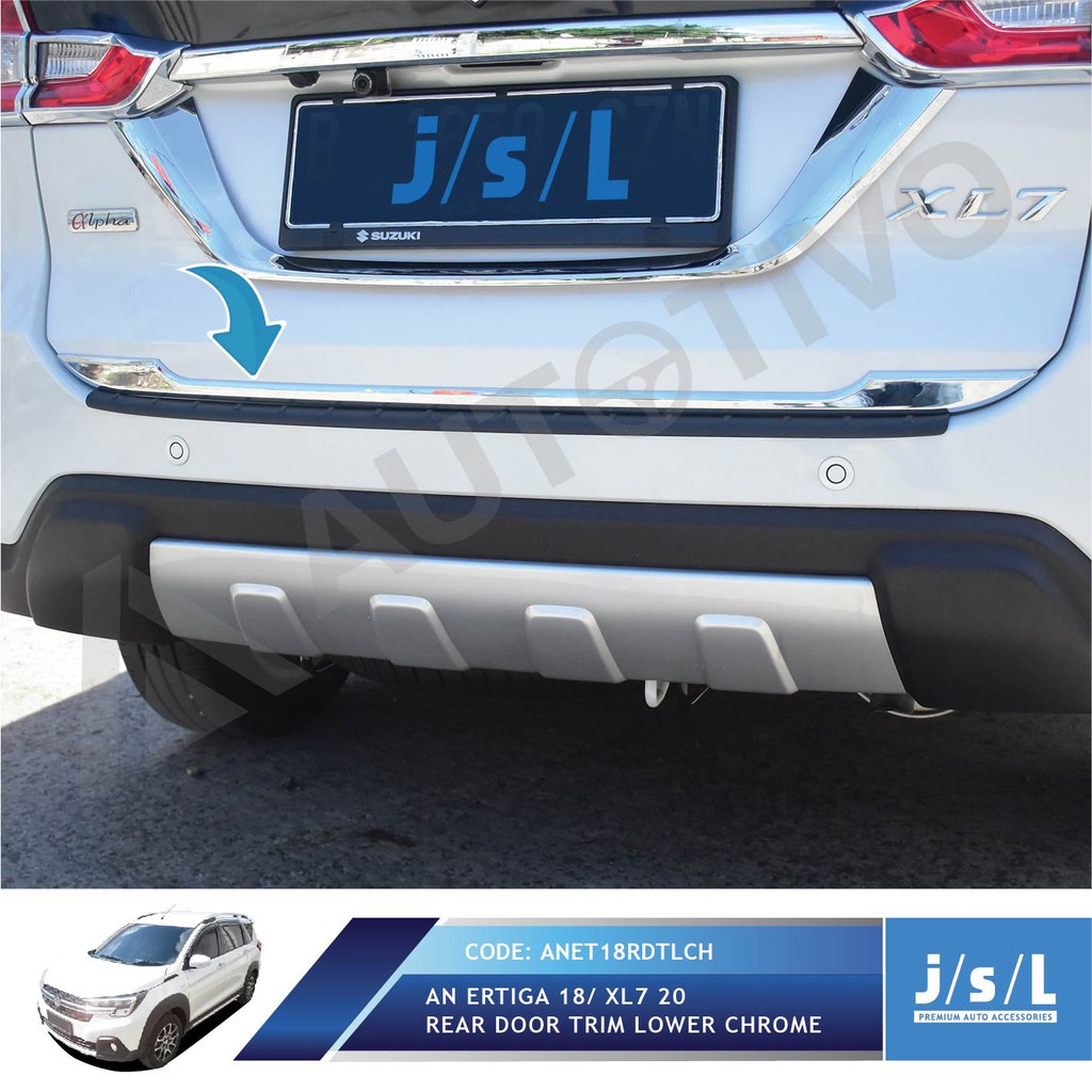 Jual JSL Lis Pintu Belakang Ertiga XL7 Rear Door Trim Lower Chrome ...