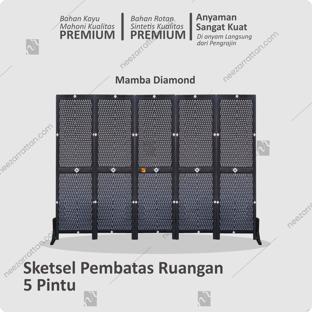 Jual READY STOCK Sketsel Rotan Model No 1 Mamba Diamond, Pembatas ...