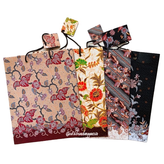 Jual Paper Bag Goodie Bag Kiky Batik Tas Tali ukuran C (Besar) - SATUAN ...