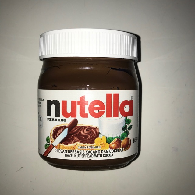Jual Nutella Ferrero 350gr / Selai coklat kacang Nutella 350gr | Shopee ...
