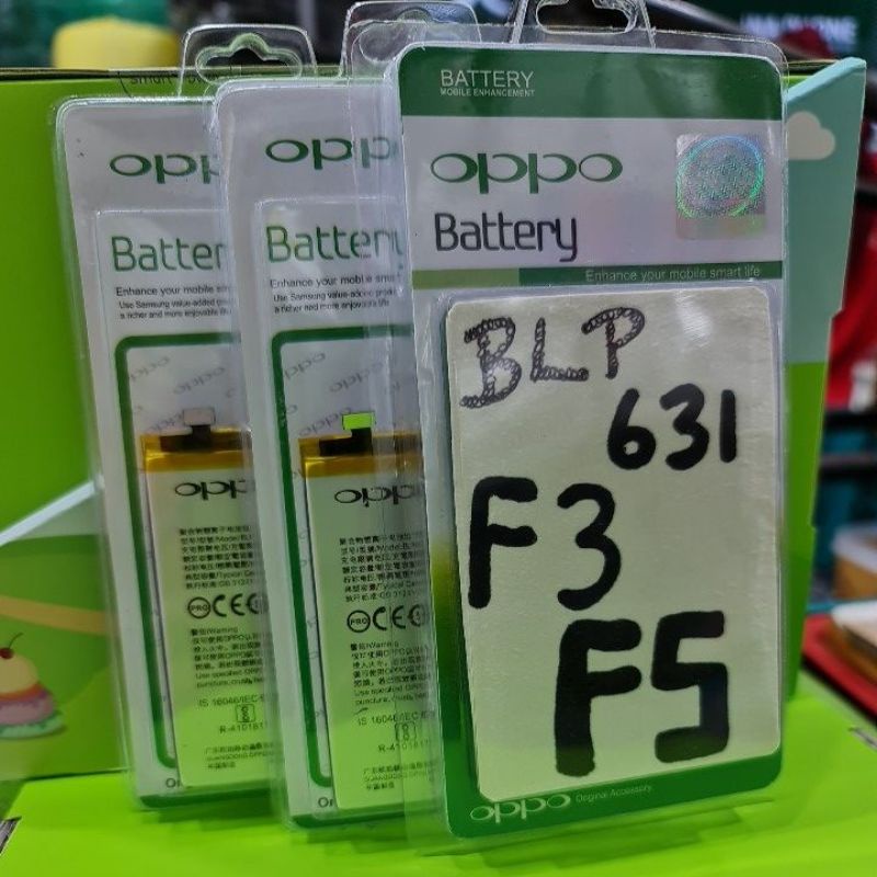 Jual batterai battery batrai baterai tanam Oppo BLP 631 F3 F5 | Shopee ...