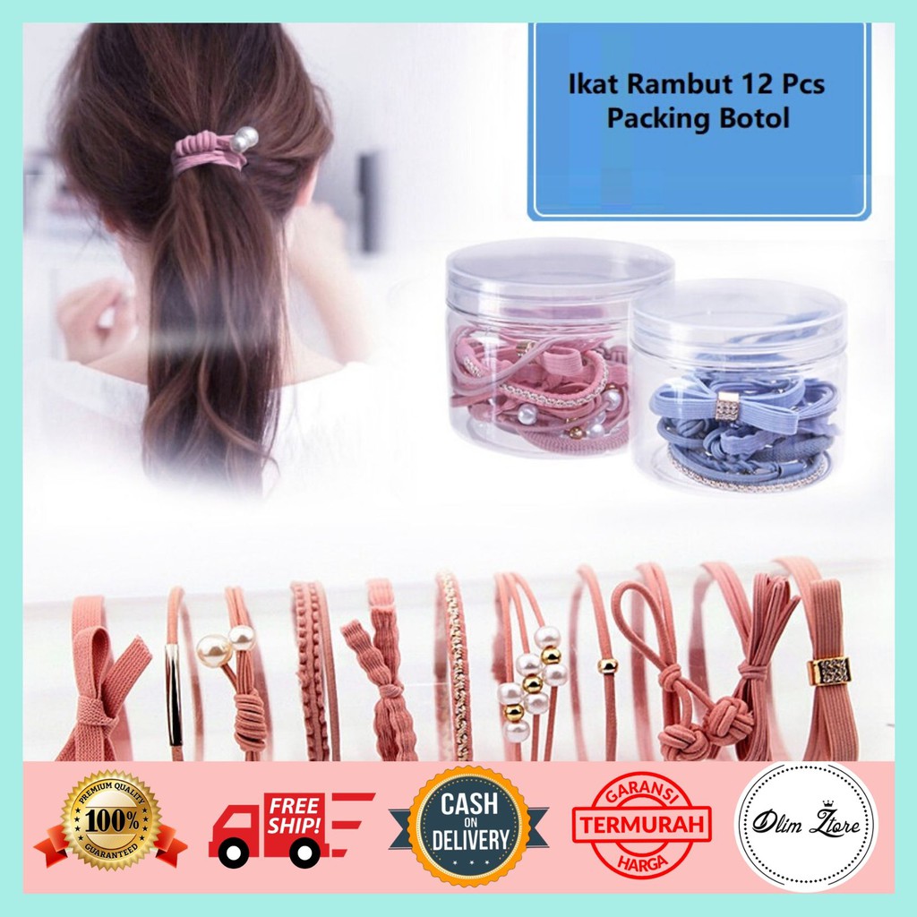 Jual [DZ] HA004 - 1 Set Botol Ikat Rambut / Karet Kunci Rambut ...