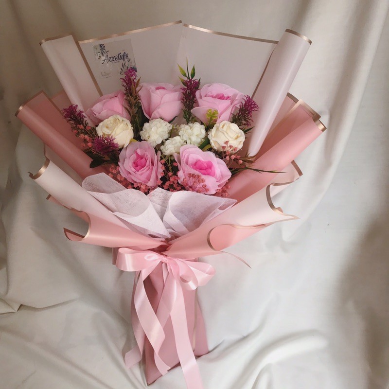 Jual big bouquet artificial flo | bouquet bung palsu | buket bunga plsu | Shopee Indonesia