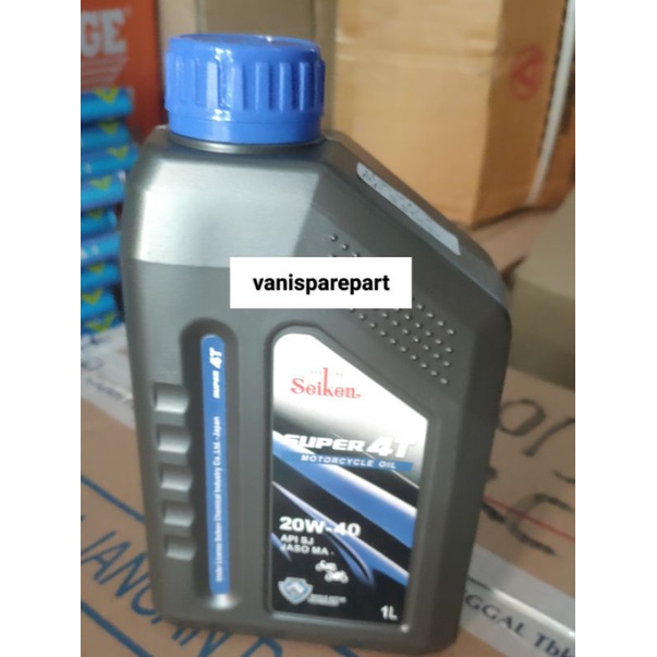Jual OLI MOTOR SEIKEN 20W 40 UKURAN 1 LITER | Shopee Indonesia