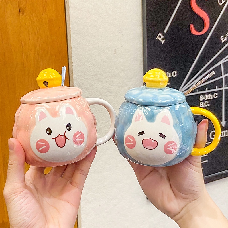 Jual Gelas Minum Model Kucing / Mug Modern Style Ceramic Simple Design ...