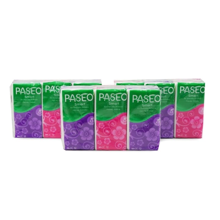 Jual Paseo Smart Standard Hanky Perfumed 6 Packs x 12 sheets - 2 ply ...