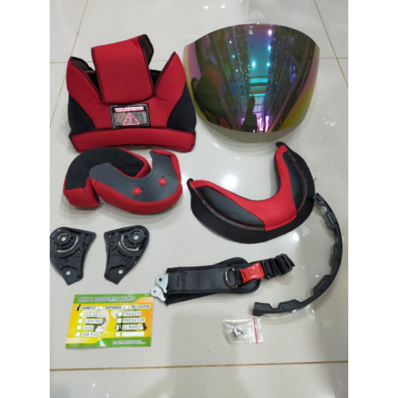 Jual Busa helm kyt dj maru full set busa pipi busa leher busa kepala ...