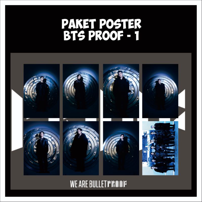 Jual PAKET POSTER ISI 8 BTS PROOF | Shopee Indonesia