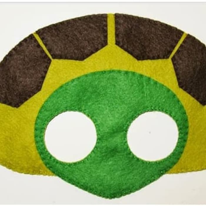 Jual Topeng Hewan Kura-kura Turtle Felt Mask Kostum Pesta Drama Anak ...