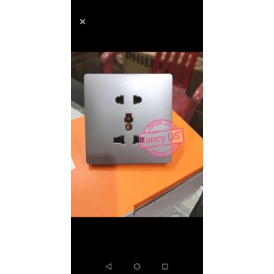 Jual Stop kontak / colokan universal 5 pin Boton M5 Space Grey | Shopee ...