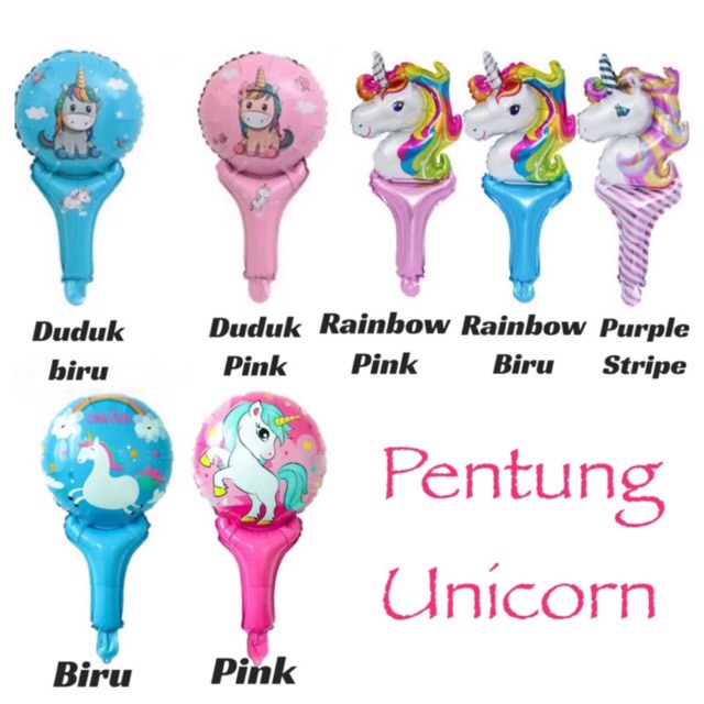 Jual BALON PENTUNG UNICORN | Shopee Indonesia