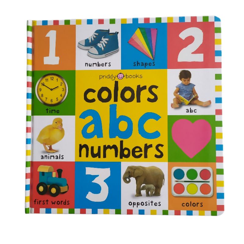 Jual PRIDDY BIG BOARD BOOK - COLORS ABC NUMBERS | Shopee Indonesia