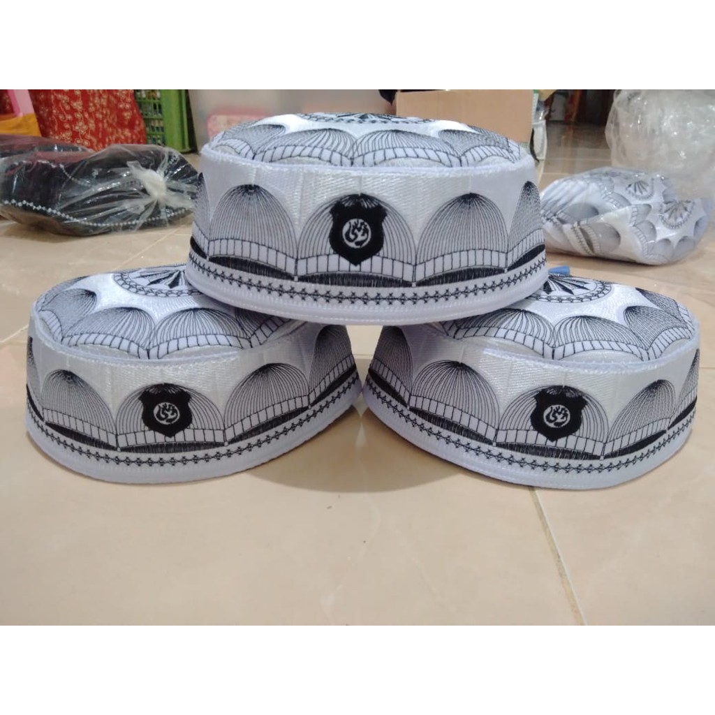 Jual Grosir 10 pcs - Peci Kopiah Malaysia Super Kubah- SLW| Basmalah ...