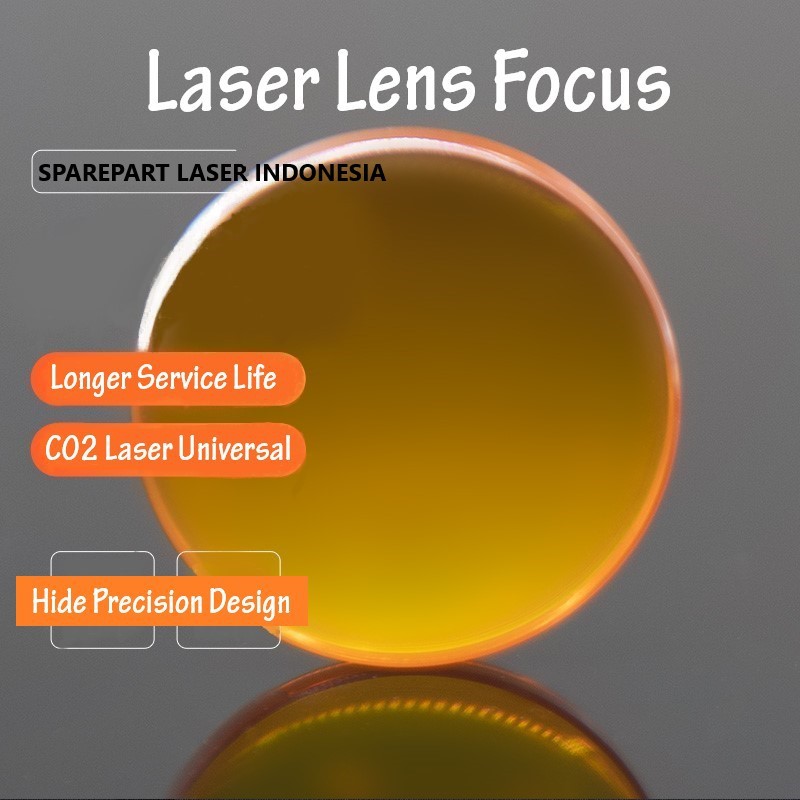 Jual CO2 USA CVD ZnSe Focus Lens Dia.20mm FL. 50.8mm / Lensa Fokus CO2 Laser | Shopee Indonesia