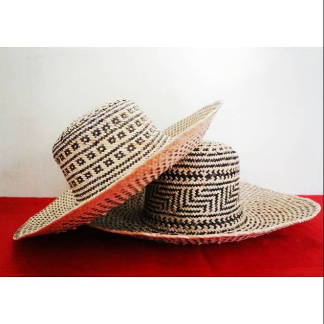 Jual Topi Rotan Khas Dayak Kalimantan Tebgah | Shopee Indonesia