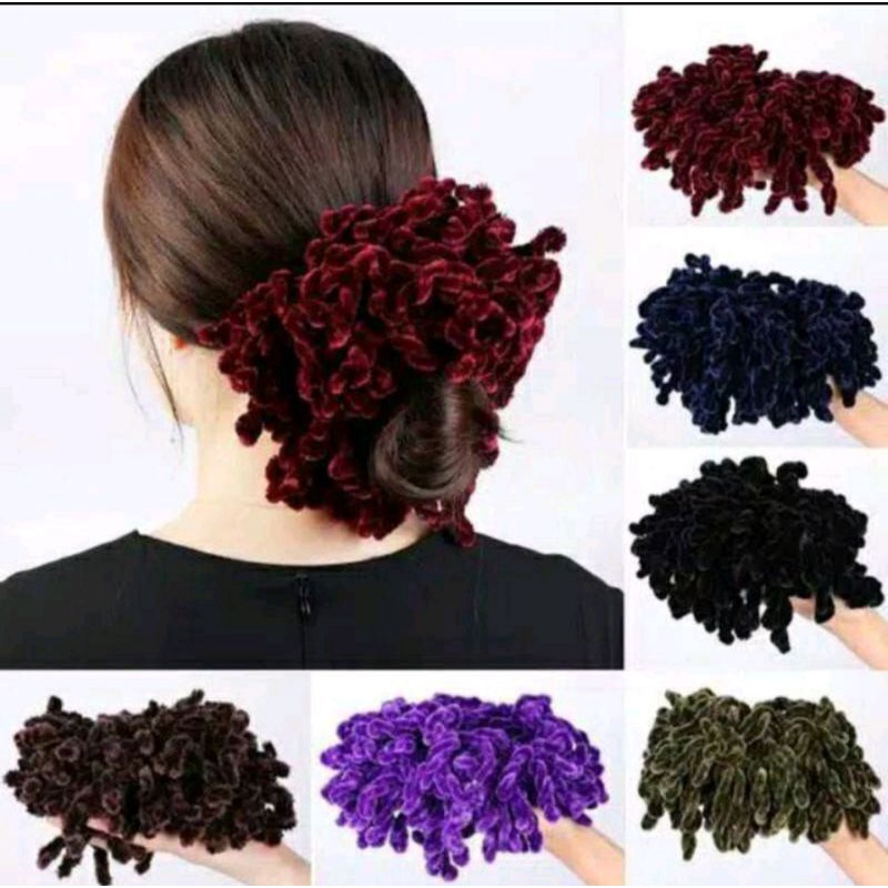 Jual Karet Rambut Ubur Ubur|Cepol Hijab|Karet Cepol|Karet Rambut ...