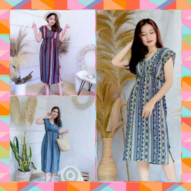 Jual DASTER MANOHARA BALI ASLI / DRESS BALI / DASTER BALI ETNIK KEKINIAN | Shopee Indonesia